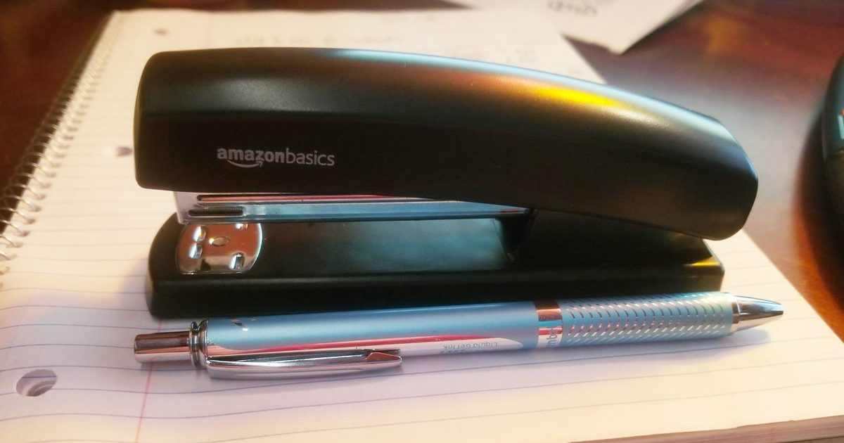 Amazon Basics Stapler w/ 1000 Staples Only $2.48 Shipped (Regularly $6 ...