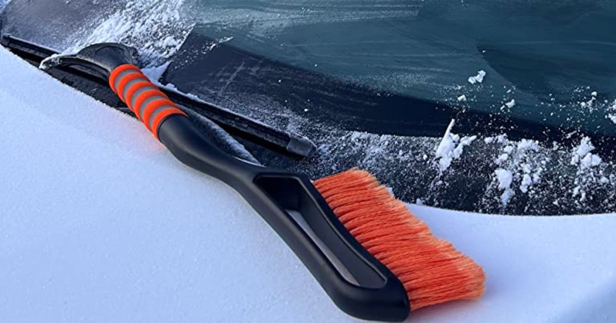 Heavy Duty 27" Snow Brush w/ Detachable Ice Scraper Only $12.79 on ...