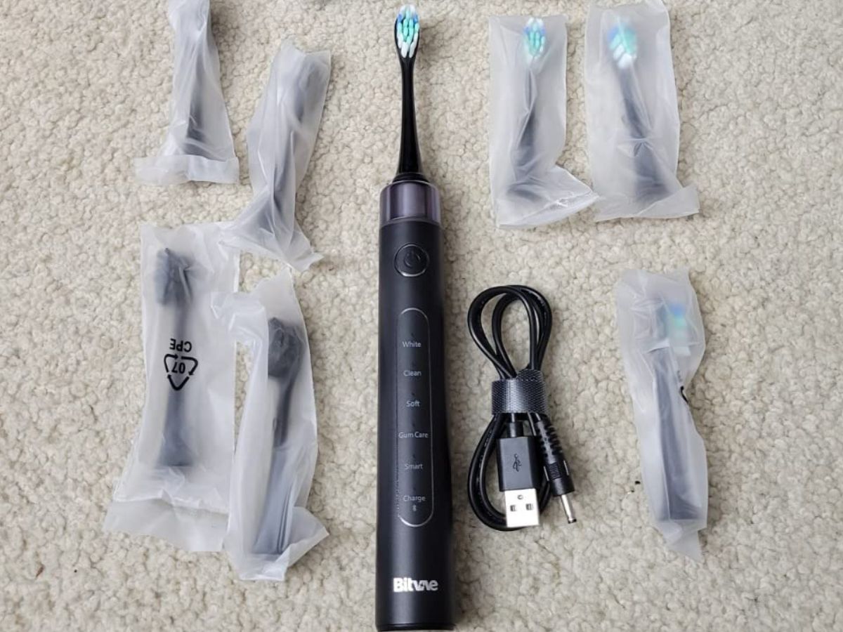 Smart Ultrasonic Electric Toothbrush Just $12.49 on Amazon | Includes 2 Years of Brush Heads ...