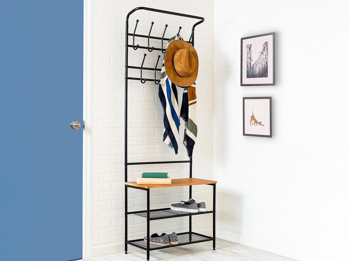 Entryway Coat & Shoe Rack Only $34.99 Shipped on QVC.com (Regularly ...