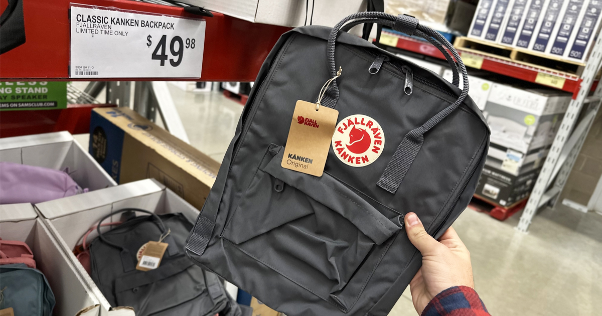 Fjallraven Kanken Backpacks Just $49.98 at Sam's Club (In Store Only ...