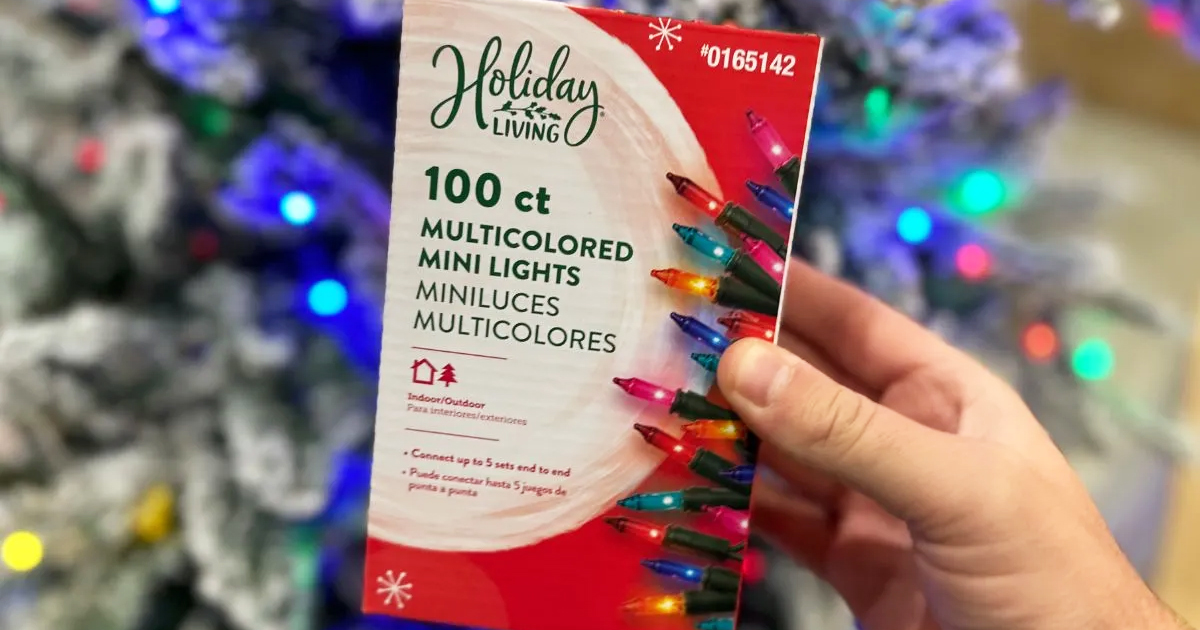 Lowe's Christmas String Lights ONLY $1 (Regularly $4) | Hip2Save