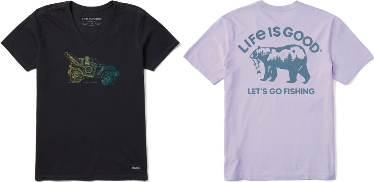 Life Is Good Free Shipping on ANY Order = T-Shirts, Candles, & Water ...