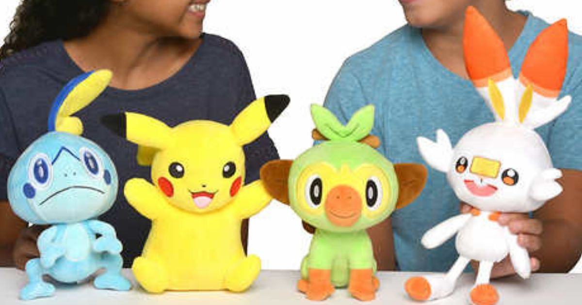 Pokémon 25th Anniversary 8" Plush 4-Pack Only $16.97 Shipped on Costco ...
