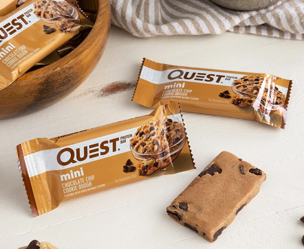 GO! 50% Off Quest Snacks on Amazon | Mini Protein Bars 14-Count $9.57 ...
