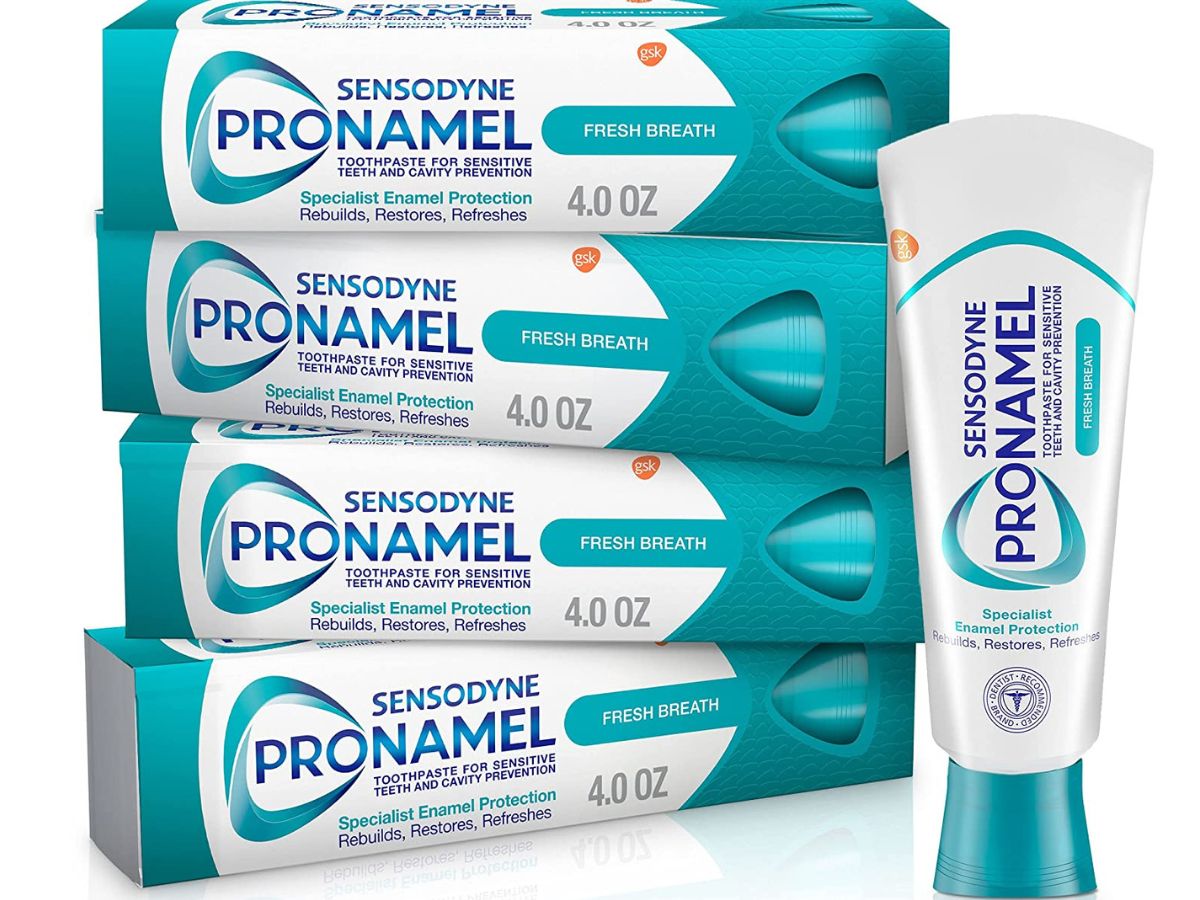 Sensodyne Toothpaste 3-Packs from $12 Each + Free Shipping on Amazon