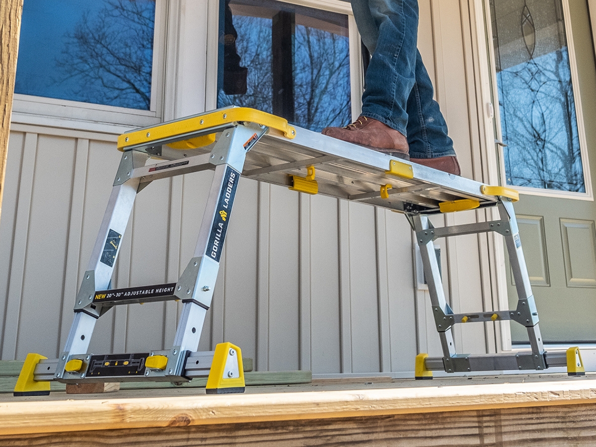 Gorilla Aluminum Foldable Work Platform Just $42.50 Each Shipped on ...