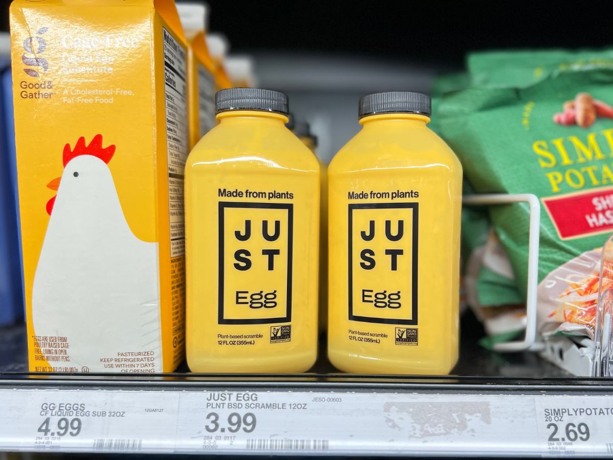 JUST Egg Plant-Based Eggs 12oz Bottle Only $1 After Cash Back at Target (In-Store) | Hip2Save