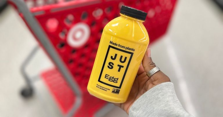 JUST Egg Plant-Based Eggs 12oz Bottle Only $1 After Cash Back at Target ...