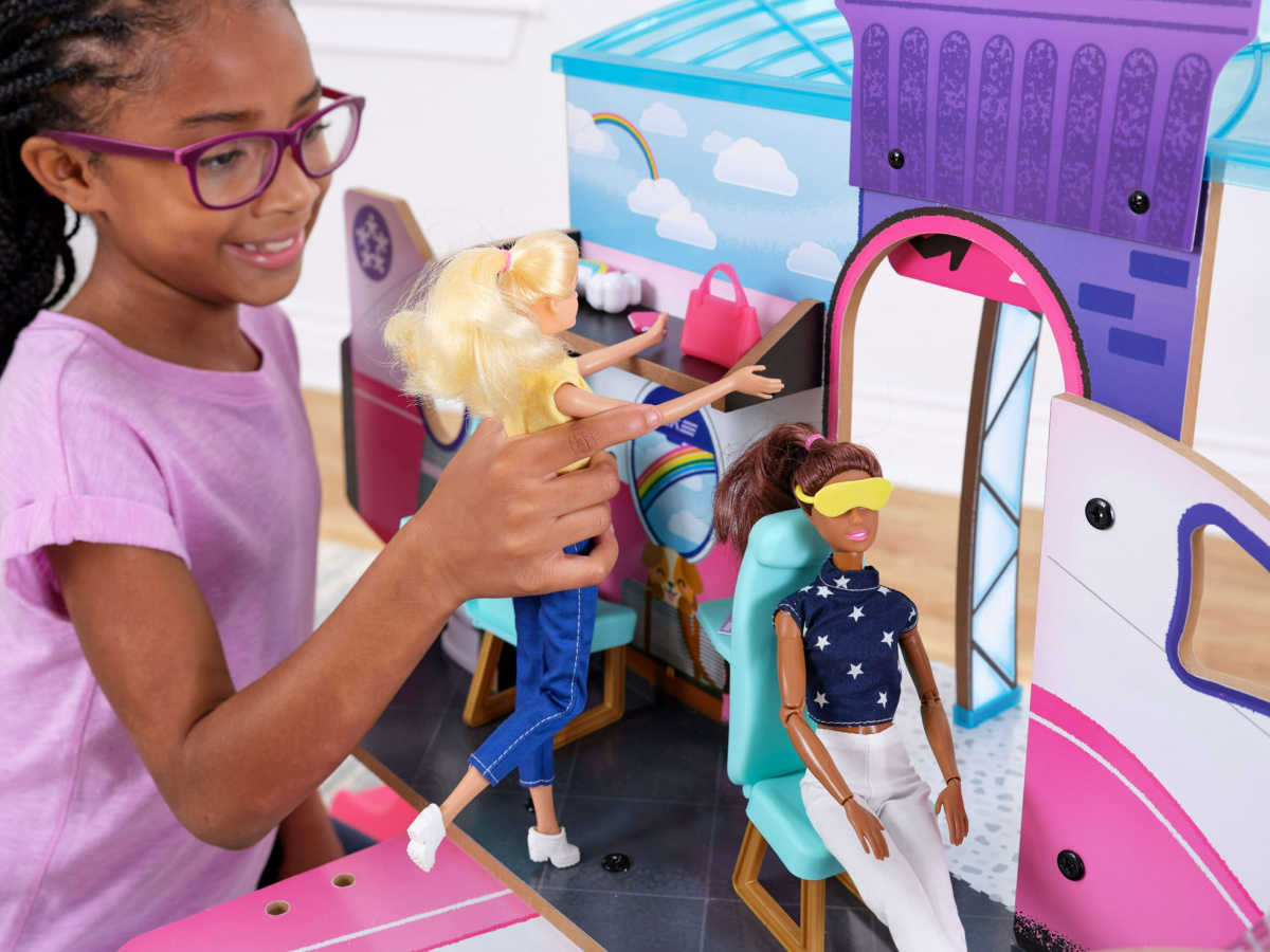 KidKraft 2-in-1 Wooden Airport & Jet Plane Set w/ Accessories Only $30 ...