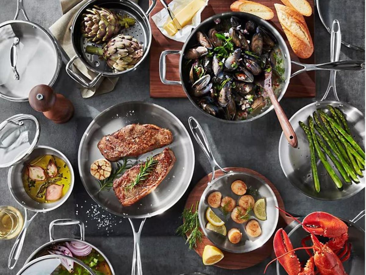 Highly Rated Member's Mark 14-Piece Cookware Set ONLY $129.98 ...