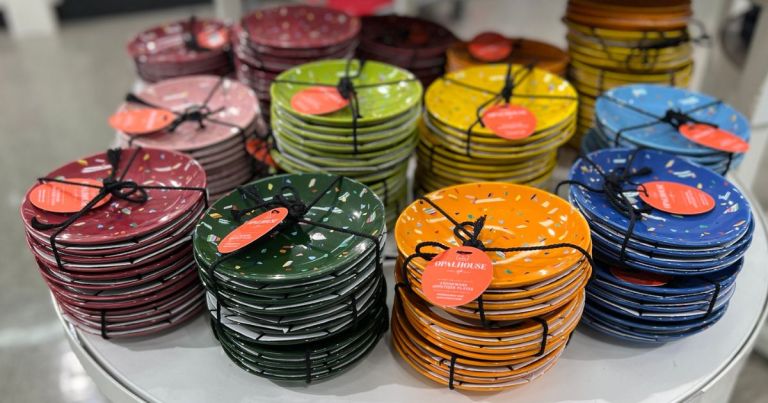 Opalhouse Appetizer Plates 4-Pack on Clearance for Only $12.75 on ...