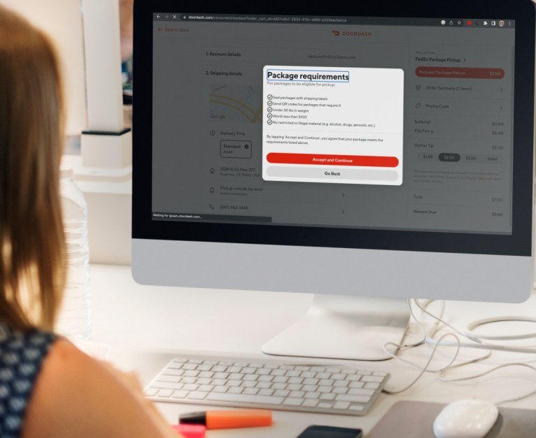 DoorDash Package Pickup Delivers Your Packages To The Carrier