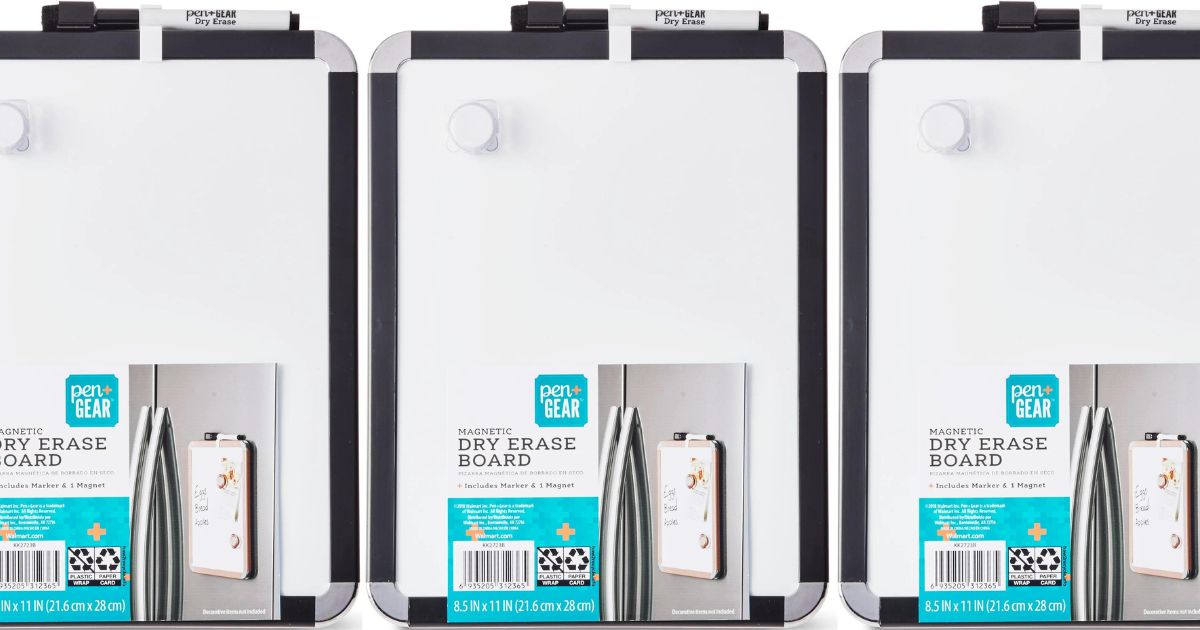 Magnetic Dry Erase Board Only $3.30 on Walmart.com | Great for Lockers ...