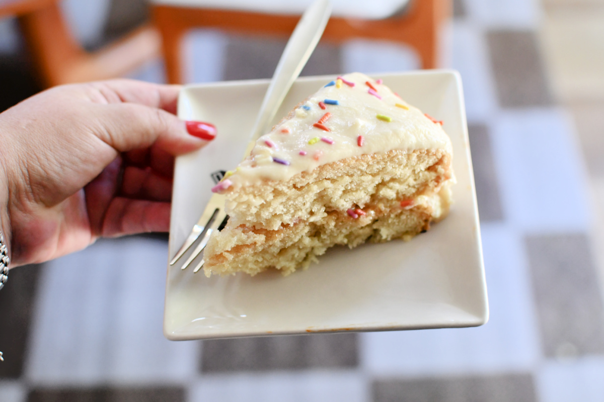 The Best Vanilla Wacky Cake Recipe is Dairy-Free and Vegan!