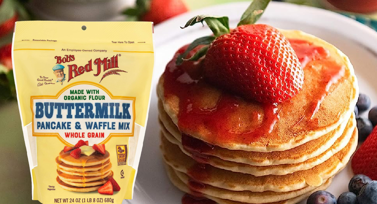 Bob's Red Mill Buttermilk Pancake & Waffle Mix 4-Pack Only $13.73 ...