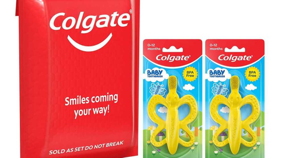 Colgate Baby Toothbrush and Teether 2-Pack Just $5 Shipped on Amazon ...