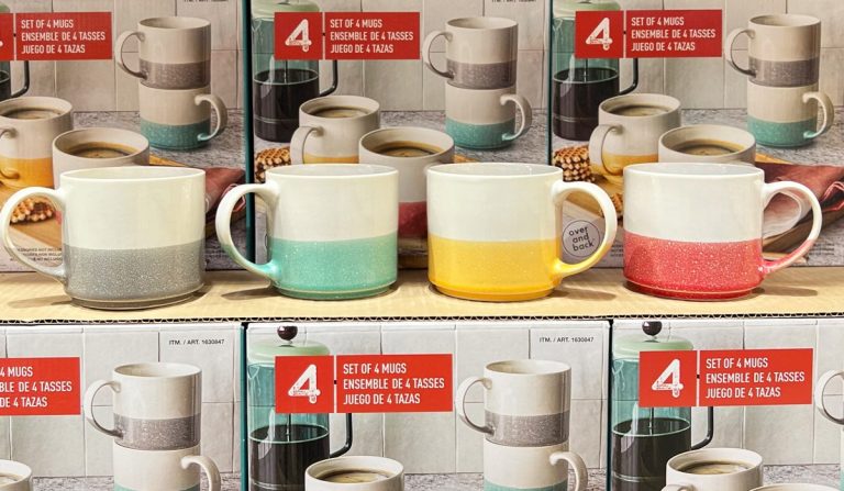 Costco Stackable Coffee Mugs 4-Pack ONLY $9.97 Shipped (Just $2.49 Per ...