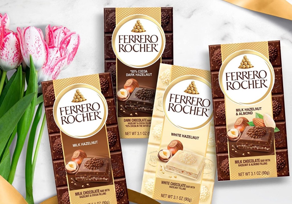 Ferrero Rocher Hazelnut Milk Chocolate Gift Box 48-Count Just $14 on ...