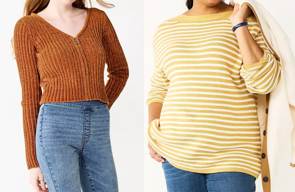 Kohl's Sweaters for Women from $8.82 (Regularly $36) | Includes Plus Sizes