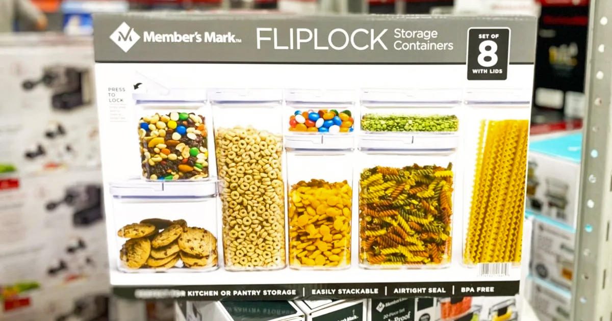 Amazon Basics Food Storage Containers 5-Piece Set Only $21.39 ...