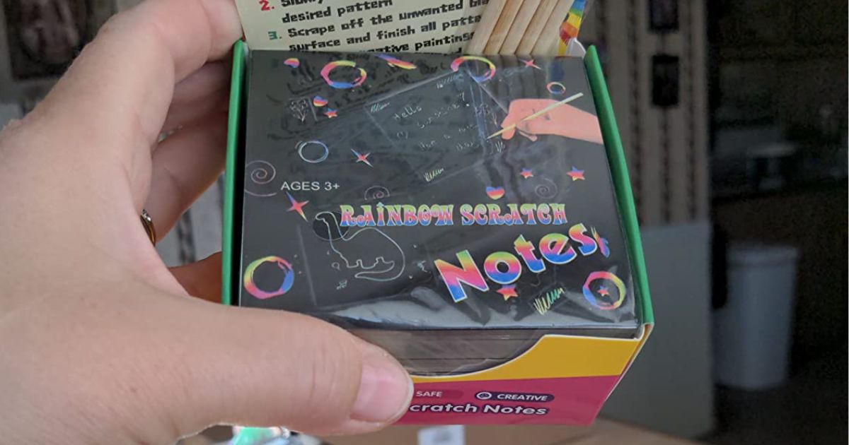 Up To 60% Off Rainbow Scratch Art Sets on Amazon | Mini Notes 125-Pack ...