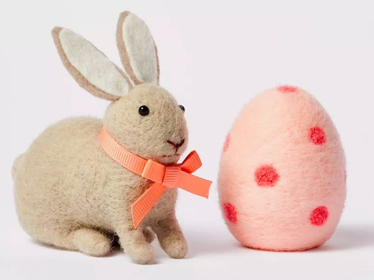 Target Easter Decor Idea: Cute $5 Spritz Figures & Felt Duos! | Hip2Save