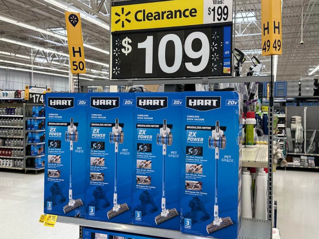 Hart Cordless Stick Vacuum Possibly Just $109 at Walmart (Regularly ...