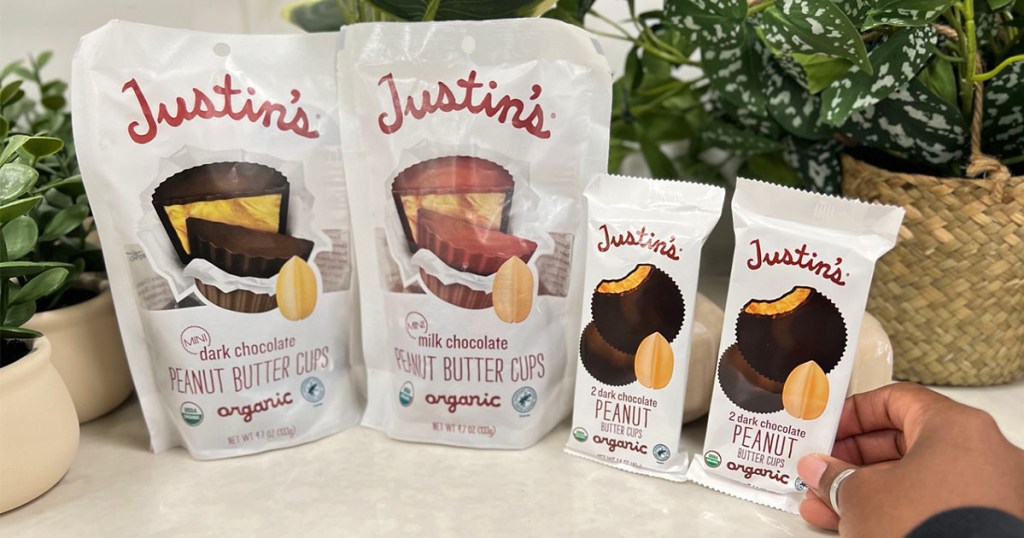 Justin's Organic Peanut Butter Cups from $1 After Cash Back at Target
