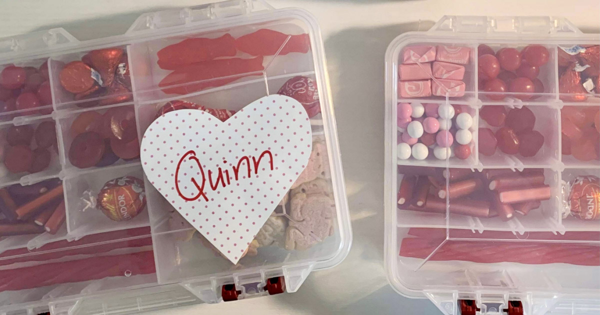 This Reader Made Adorable Valentine's Day Tackle Boxes for Her Kiddos