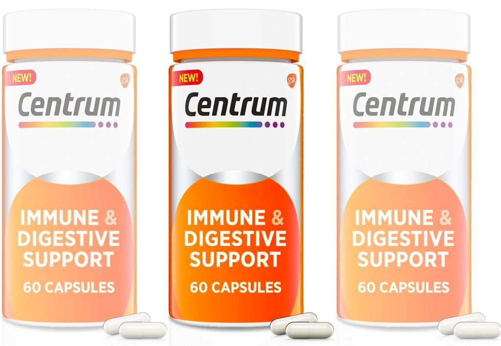 Centrum Immune & Digestive Support Capsules 60-Count Just $4.71 Shipped ...