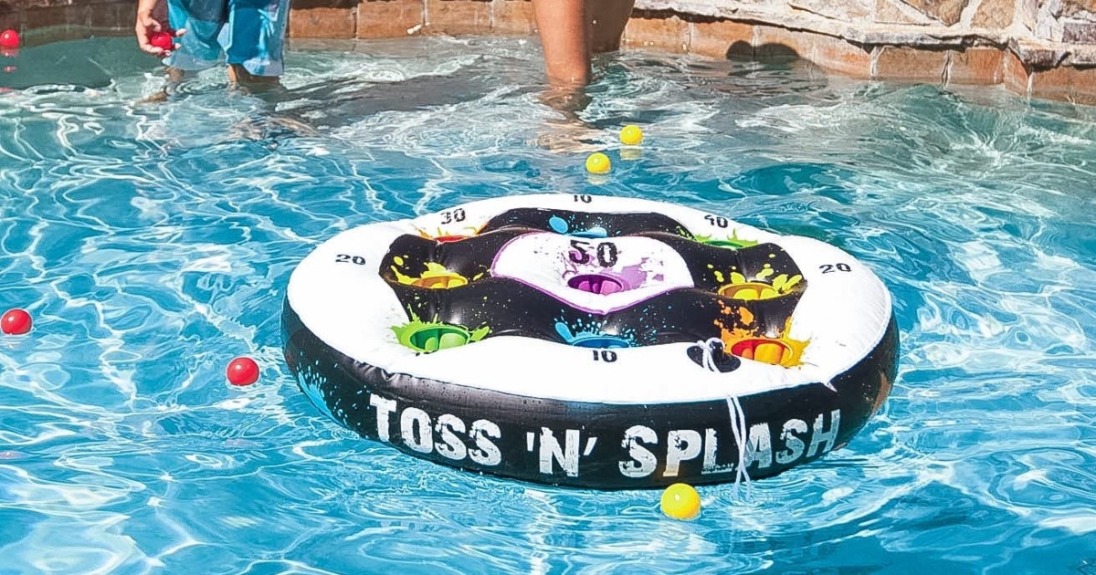 Amazon Outdoor Toys Sale | Poolmaster Toss 'N' Splash Floating Game ...