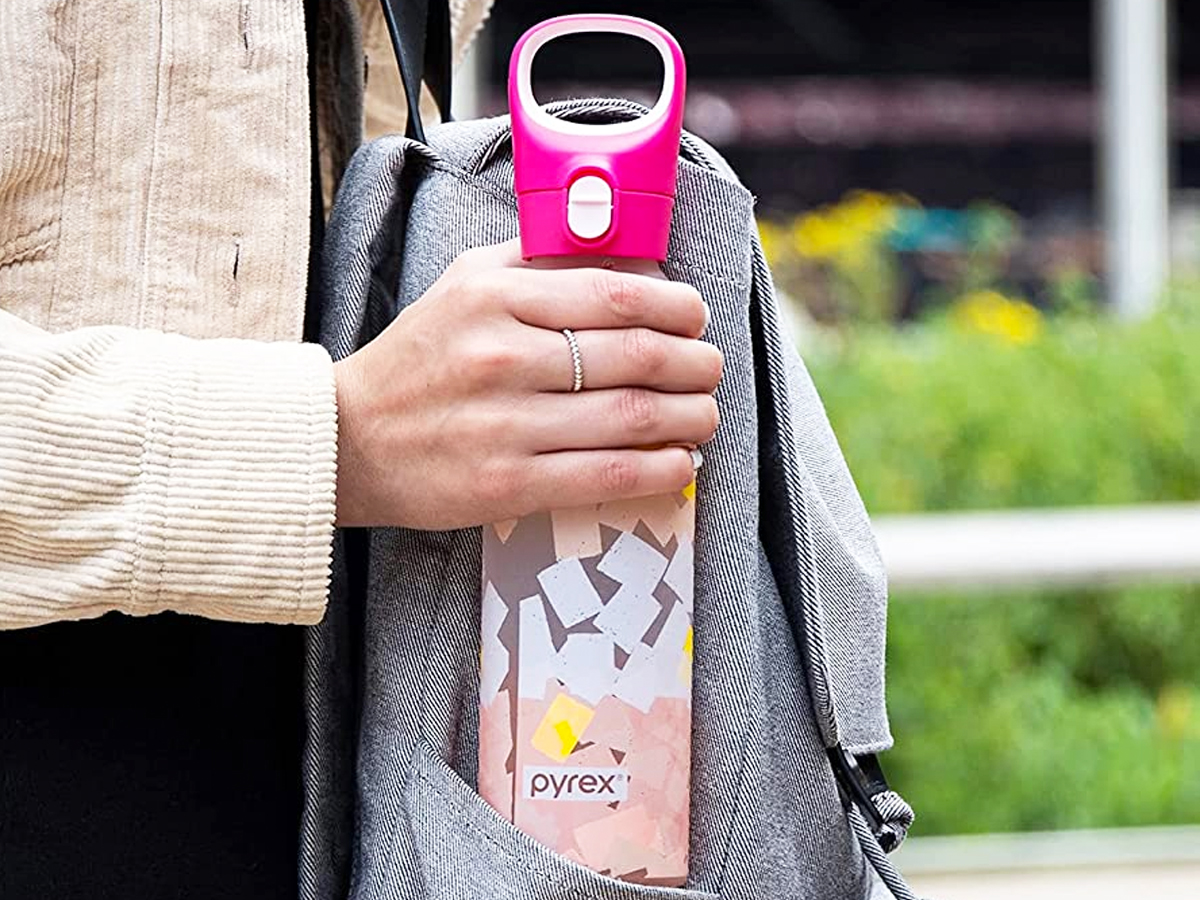 Pyrex Color Changing Glass Water Bottles from $10 on Amazon (Regularly ...