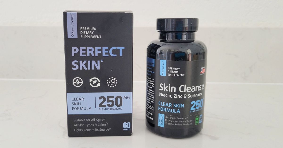 Raw Science Perfect Skin Supplement 2-Month Supply Just $16 Shipped on ...