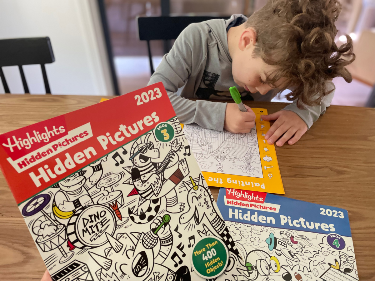 FOUR Highlights Books Just $13.99 Shipped | Hidden Pictures, Mazes ...