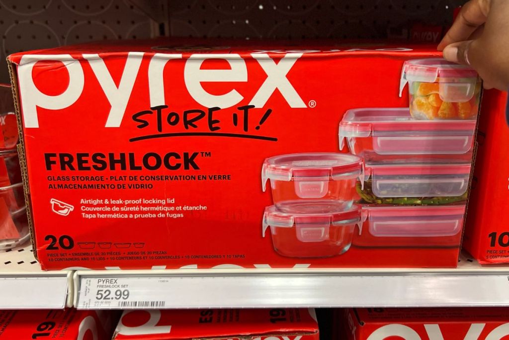 Pyrex 20-Piece Glass Storage Set Only $39.99 at Target (Regularly $53 ...
