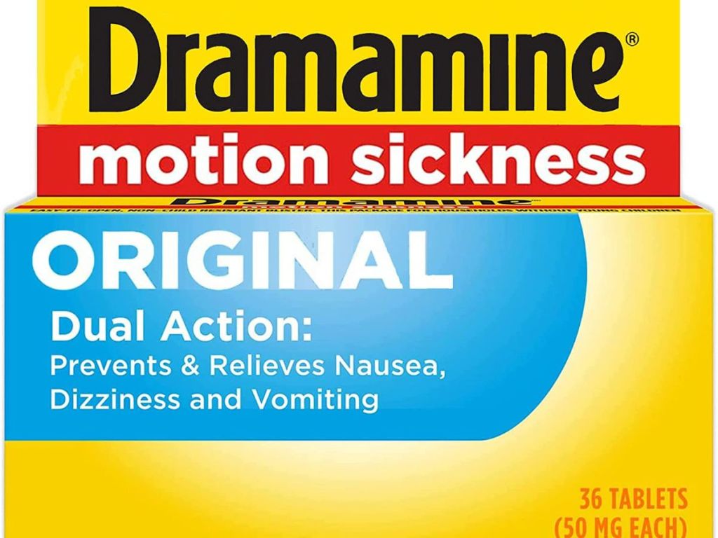 Dramamine Motion Sickness 36-Count Just $4 Shipped on Amazon (Regularly ...