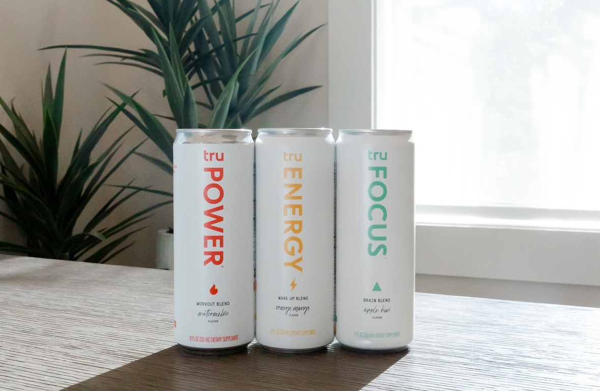 Tru Sparkling Water Drinks 4-Pack ONLY $4.99 Shipped | Energy, Sleep ...