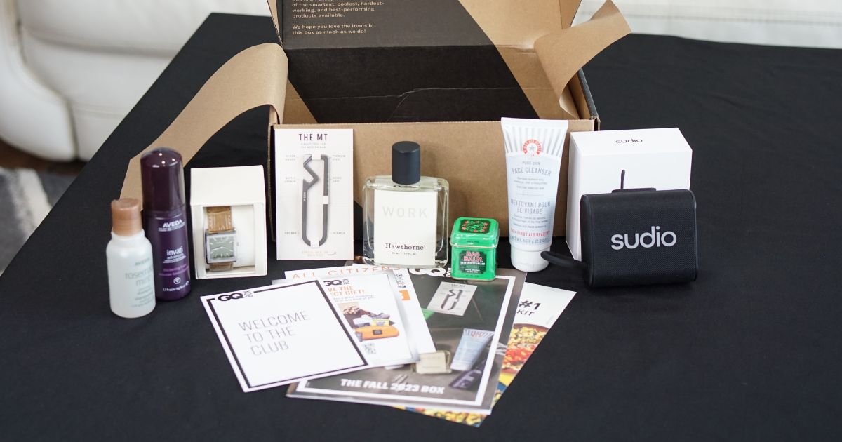 $30 Off GQ Men’s Subscription Box | FREE $85 Canvas Backpack & $150 ...