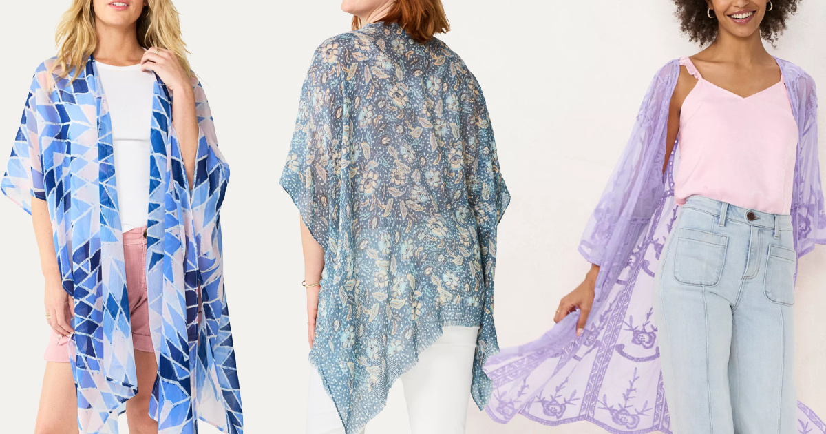 Up to 65% Off Kohl's Women's Ruanas | Styles from $17 (Cute Swim ...