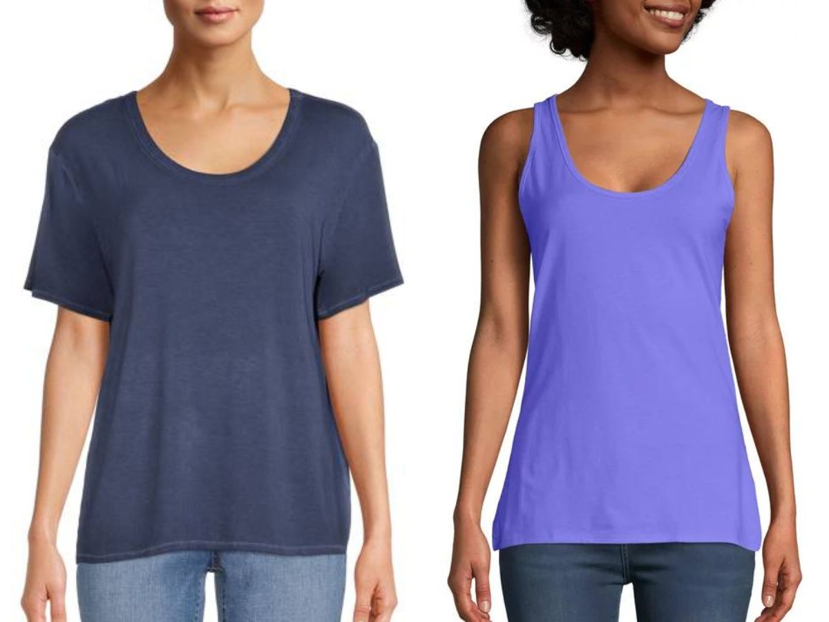Time and Tru Women's Flutter Sleeve Top Only $13.98 on Walmart.com ...