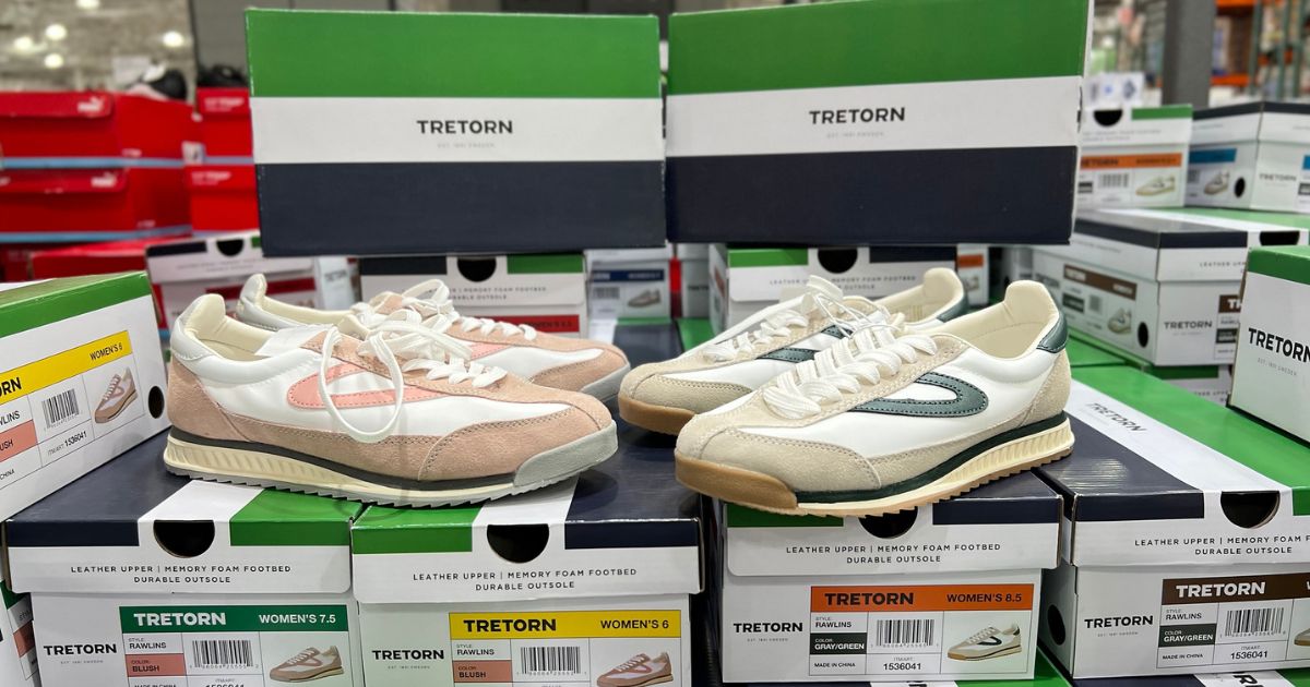 Tretorn Retro Women's Fashion Sneakers Only $24.99 at Costco | Hip2Save