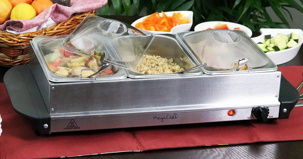 MegaChef Buffet Server & Food Warmer Only $28 on Walmart.com | Hip2Save