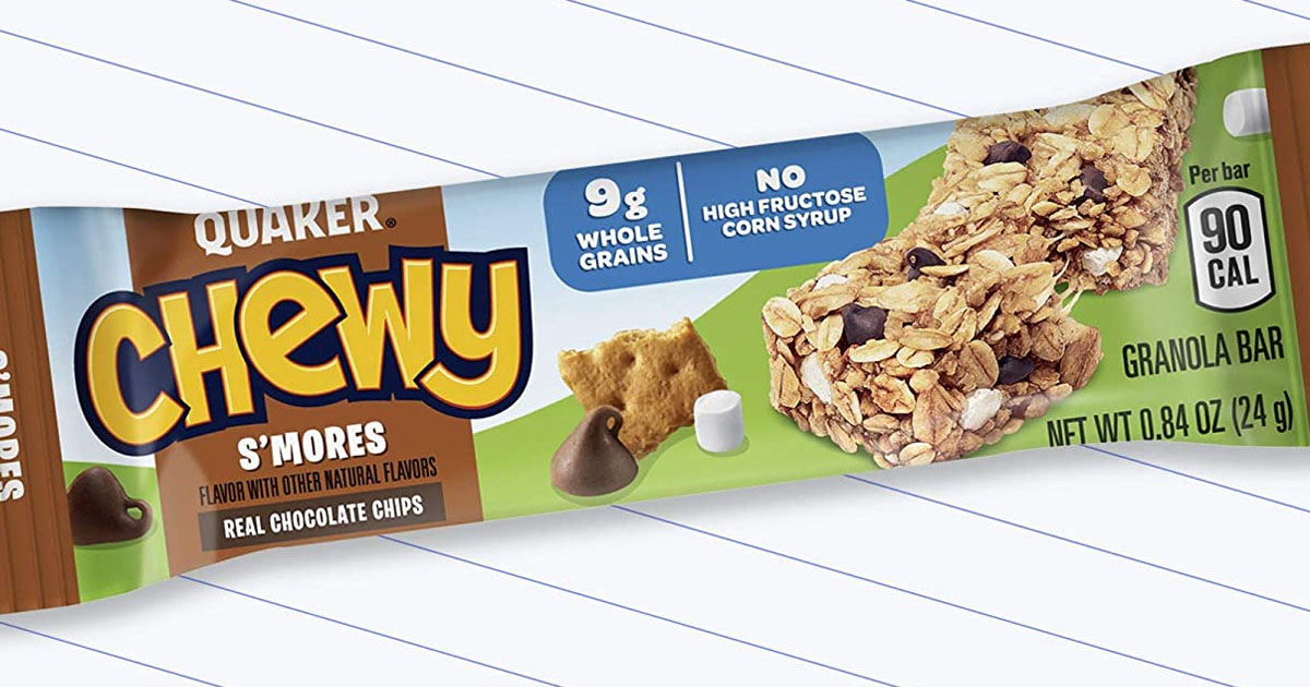 Quaker Chewy Granola Bars 58-Count Packs as Low as $11.67 Shipped on ...