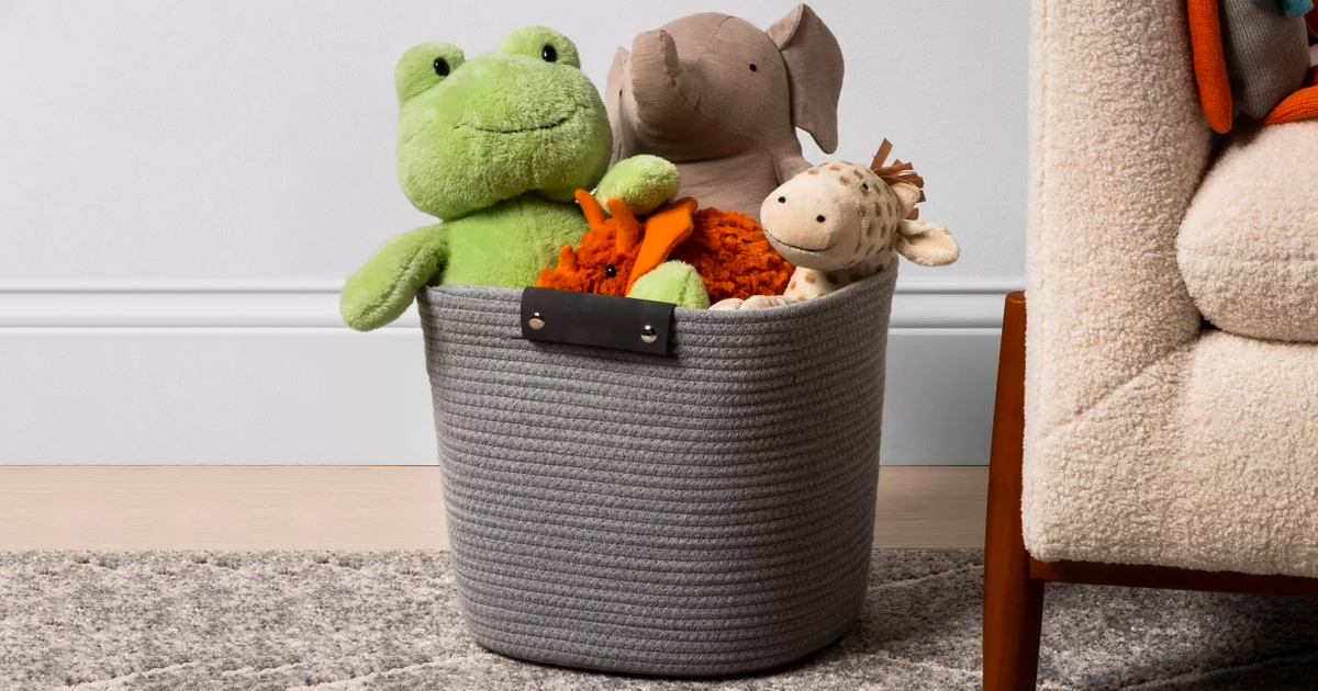 Target Brightroom Storage Sale | Coiled Rope Basket Only $12.80 (Reg ...