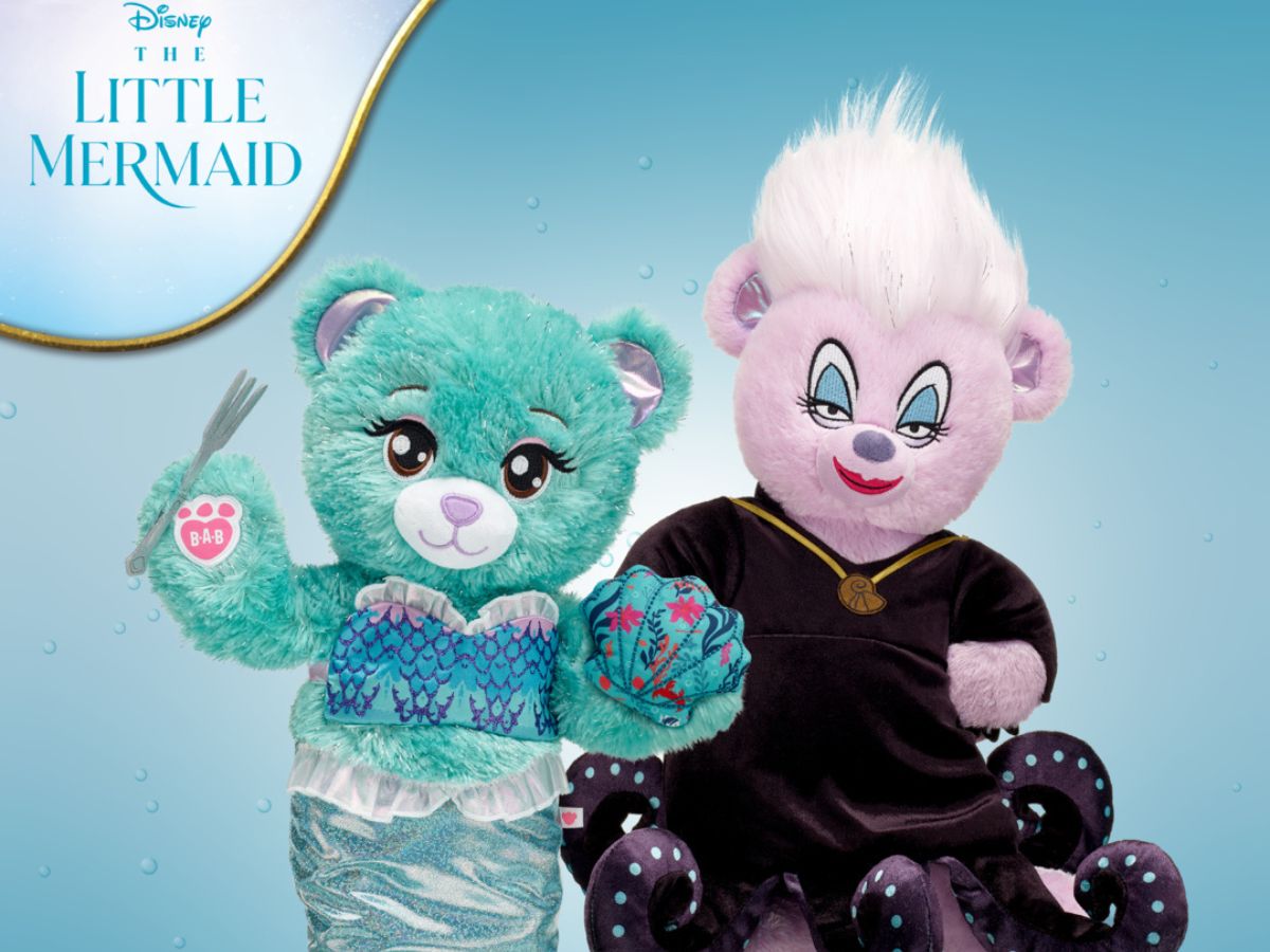 The Build-A-Bear Disney Little Mermaid Collection is Now Available ...