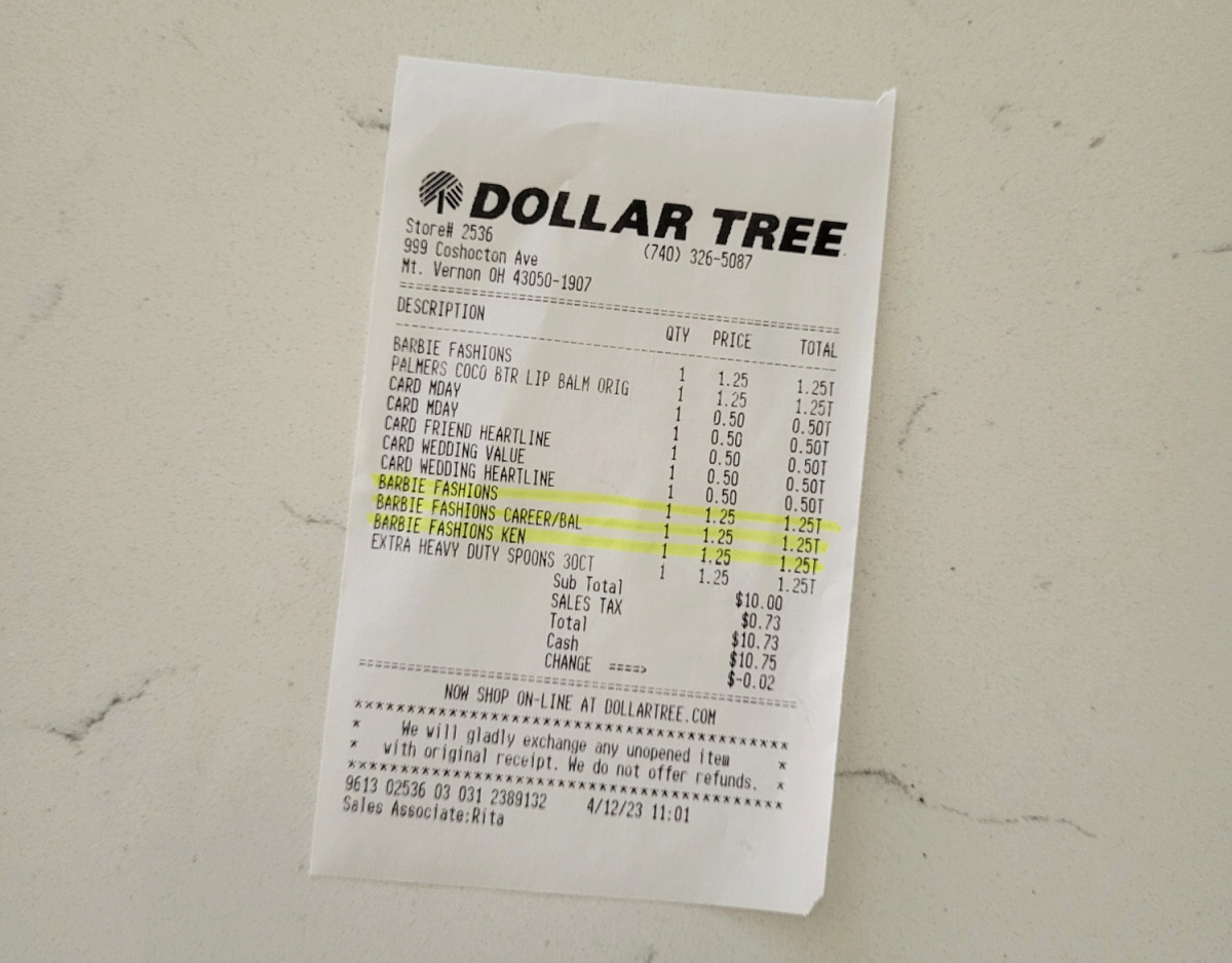 This Reader Saved Big On Barbie Clothes Thanks To Dollar Tree