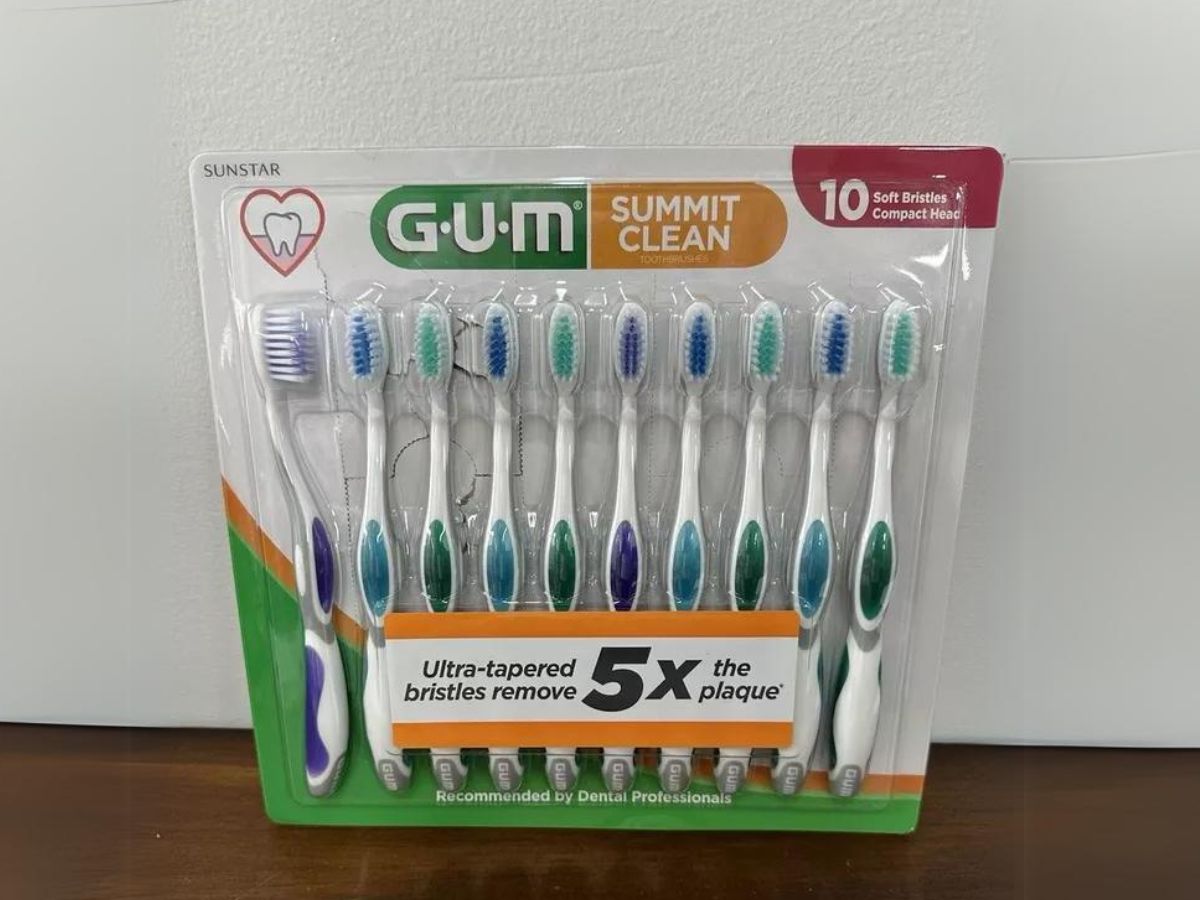 GUM Summit Toothbrush 10-Pack Only $6.97 Shipped on Costco.com | Hip2Save