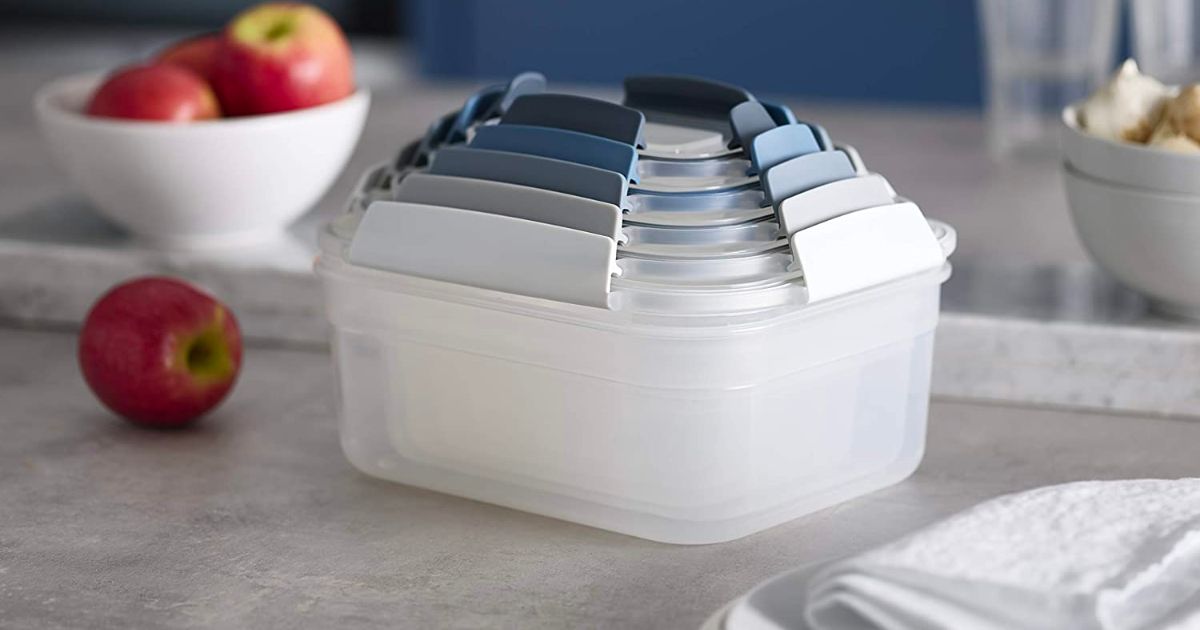 10-Piece Nesting Storage Container Set Just $15 on Amazon (Reg. $30 ...