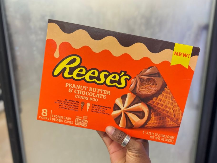 TWO Reese's Ice Cream Cones 8-Packs Only 94¢ at Walmart After Cash Back ...